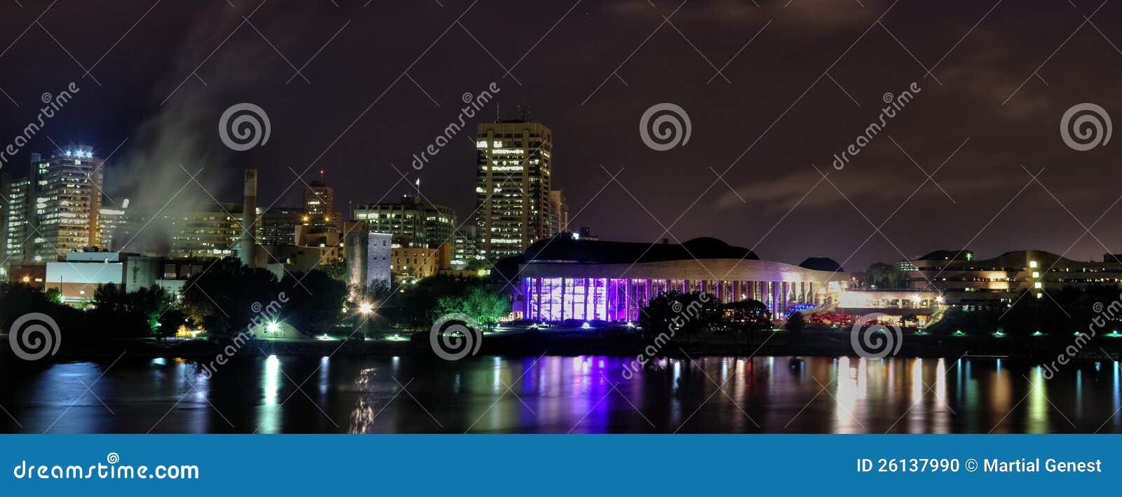 Hull by night stock photo. Image of quebec, cityscape - 26137990