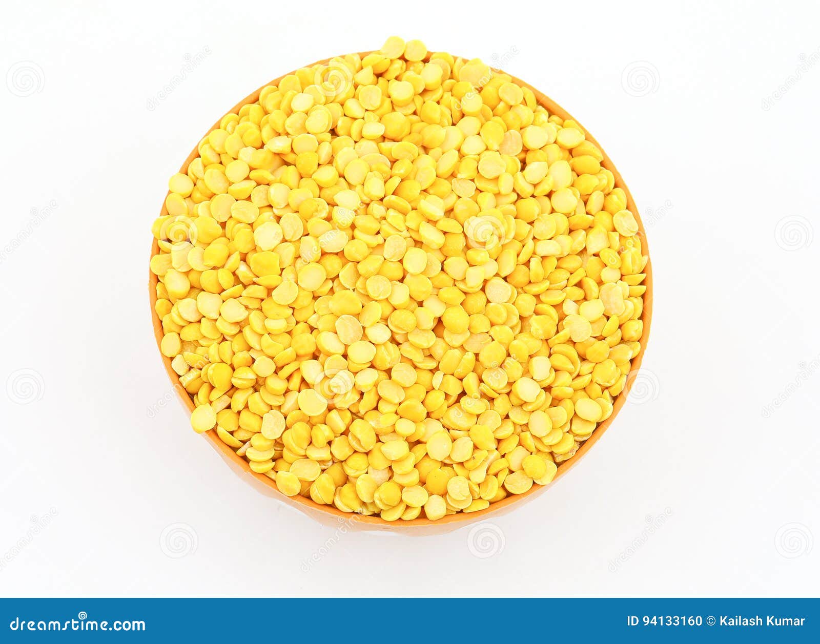 Hulled-split mung bean stock photo. Image of clipping - 94133160