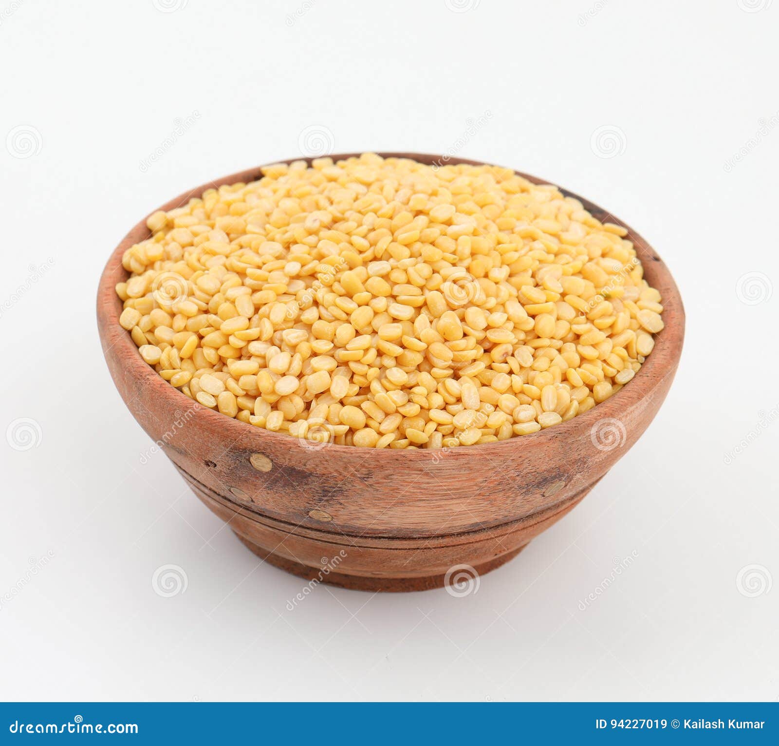 Hulled-split mung bean stock image. Image of circle, grain - 94227019
