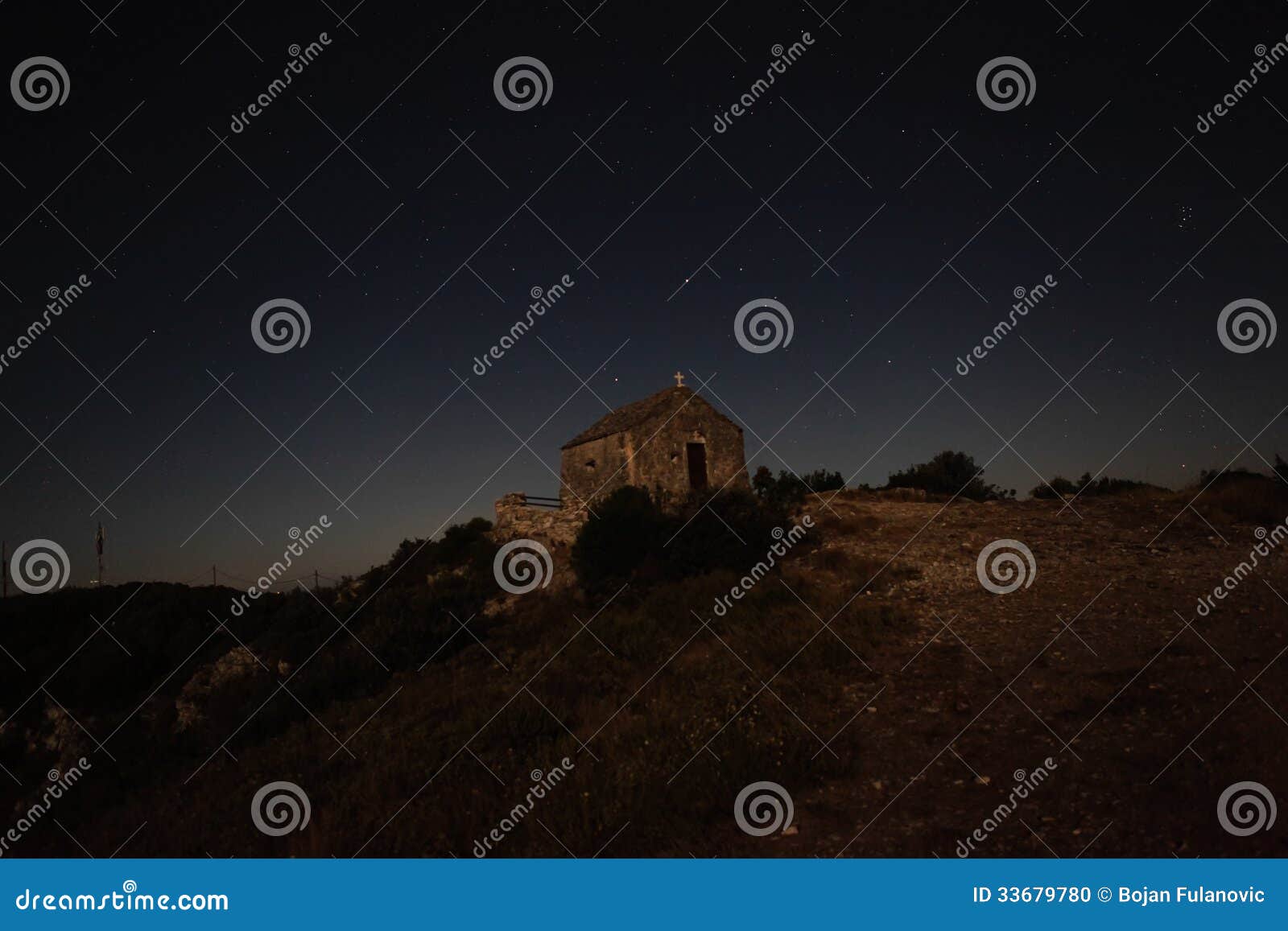 Hum chapel stock photo. Image of panorama, nature, landscape - 33679780