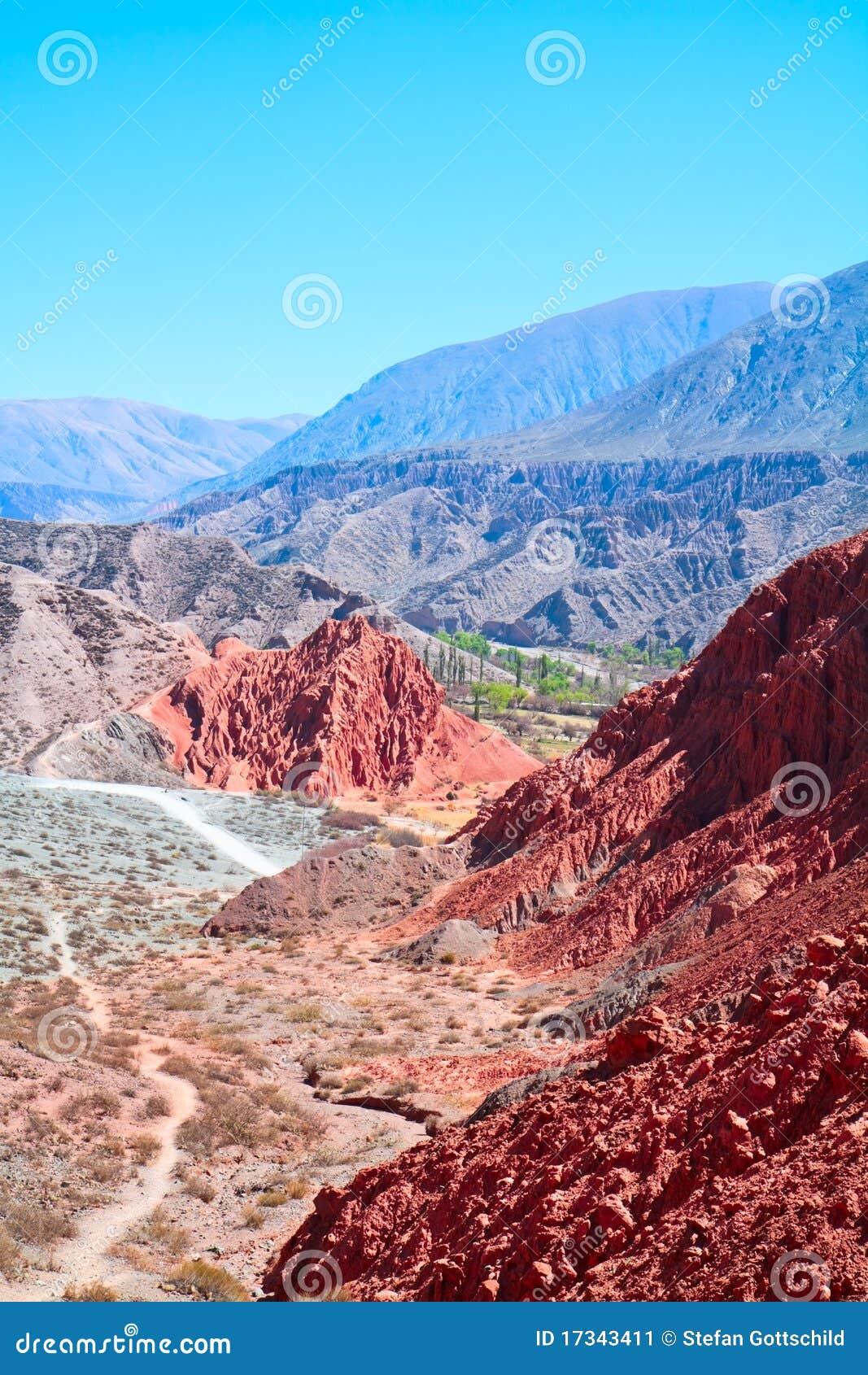 Humahuaca Valley stock image. Image of purmamarca, humahuaca - 17343411
