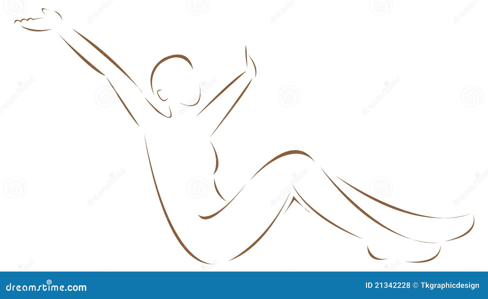 Human Abstract Figure stock vector. Illustration of lines - 21342228