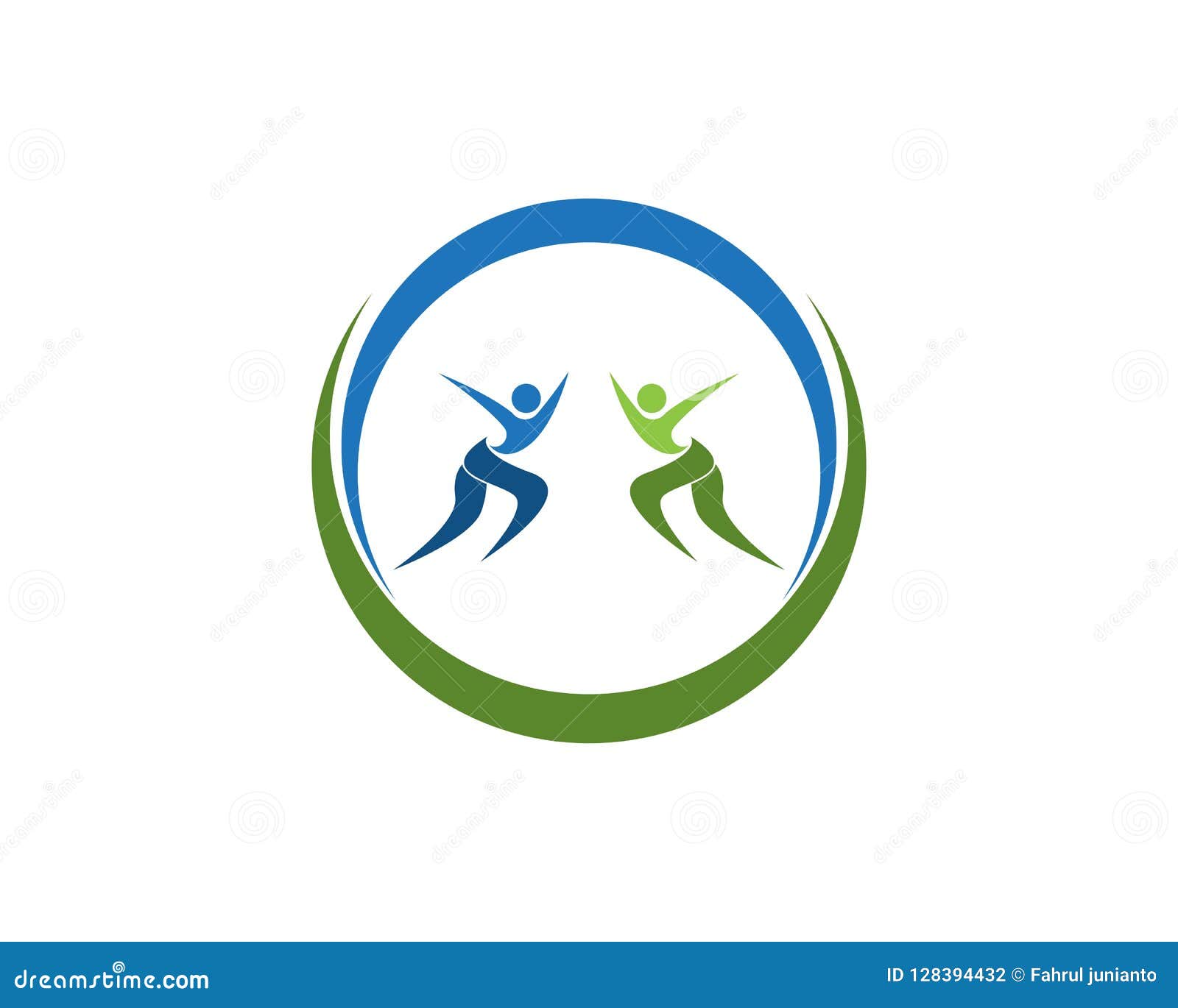 Human active logo template stock vector. Illustration of winner - 128394432