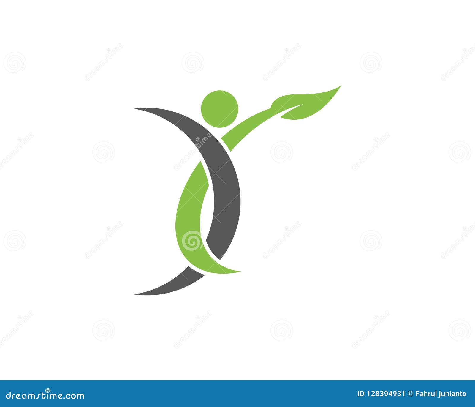 Human active logo template stock vector. Illustration of healthy ...