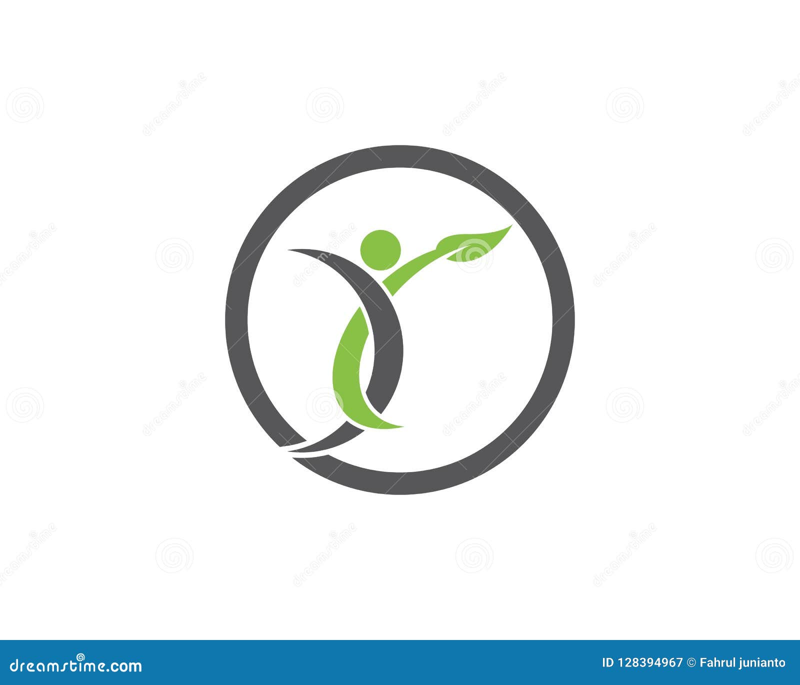 Human active logo template stock vector. Illustration of relaxation ...