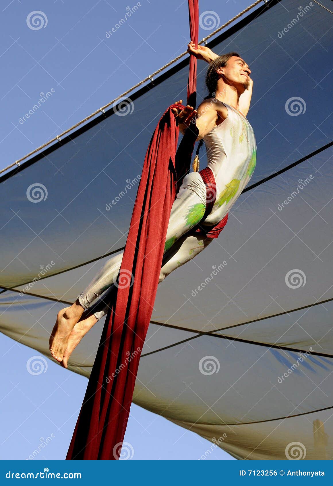 Human Aerial Acrobatics stock photo. Image of falling - 7123256