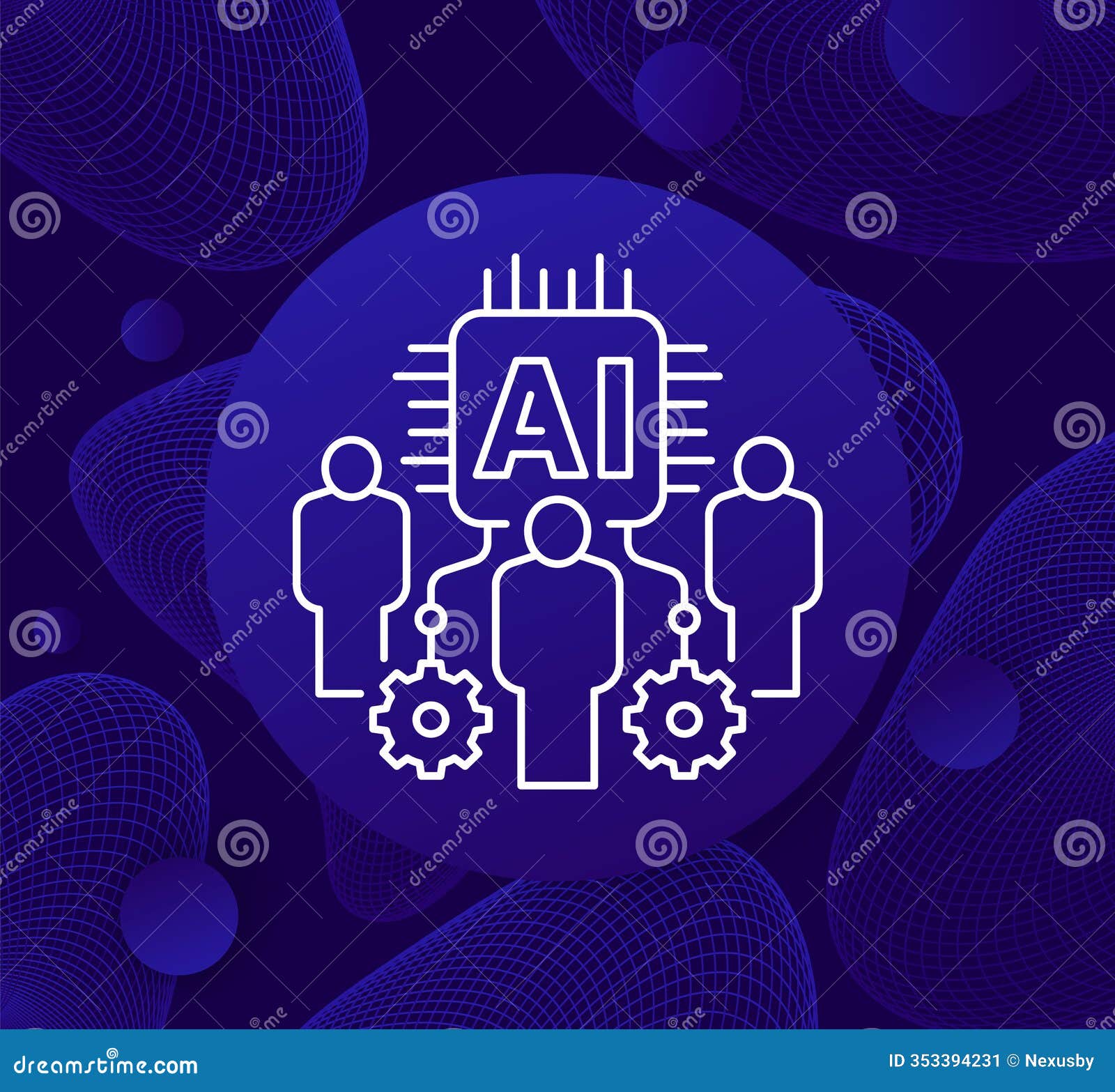 Interaction Icon. Vector Scheme And Diagram Symbol. Flat Interaction ...