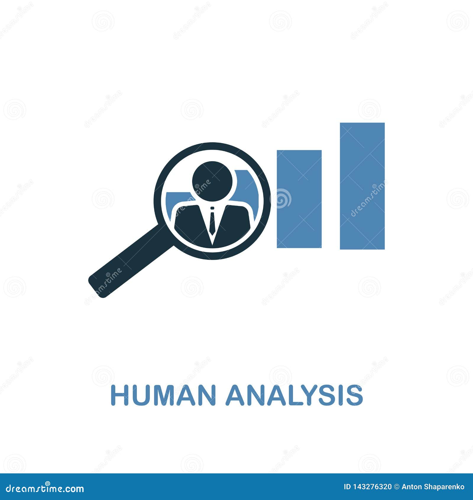 Human Analysis Icon. Pixel Perfect. Monochrome Human Analysis Icon ...