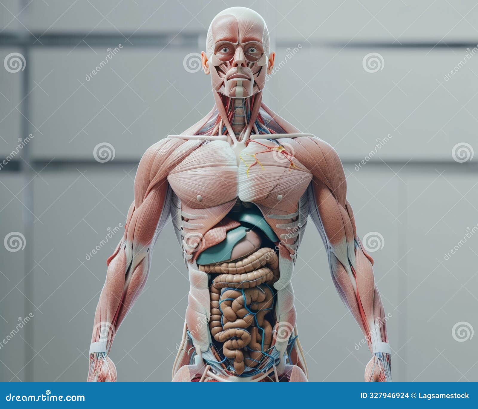 Human Anatomy With Integrated Biomechanical Components Royalty-Free ...