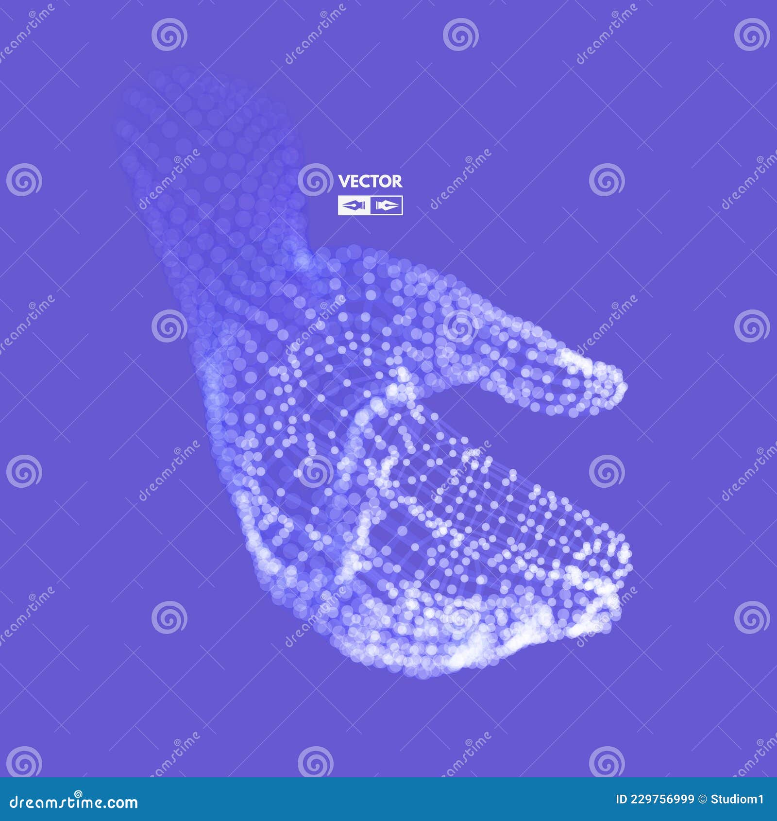 Human Arm. Hand Model. Connection Structure. Future Technology Concept ...