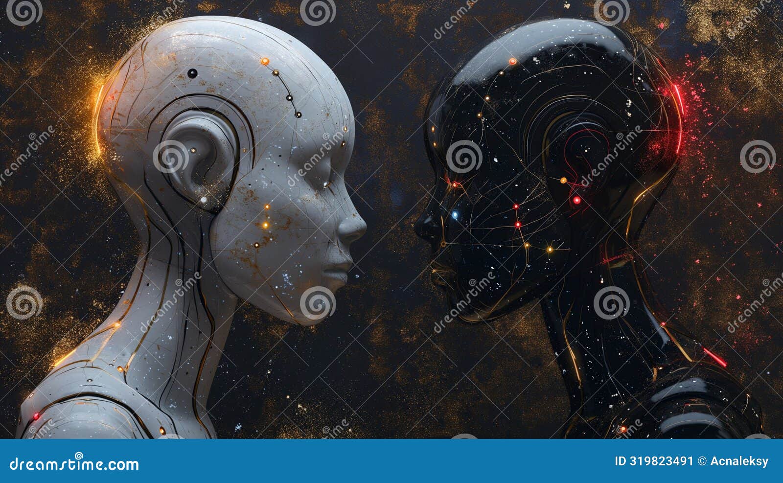 Human and Artificial Intelligence Interaction Concept. Artificial ... Human and Artificial Intelligence Interaction Concept. Artificial ...