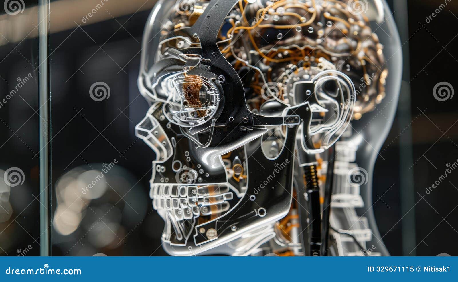 Human Augmentation Neuroprosthetics Stock Illustration - Illustration ...