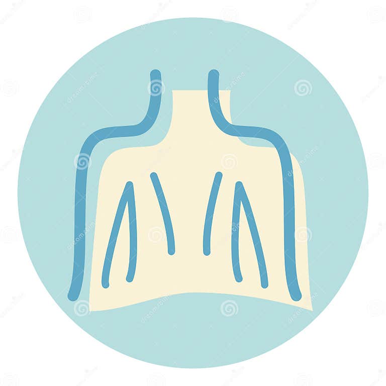 Human back, icon stock vector. Illustration of group - 260372974