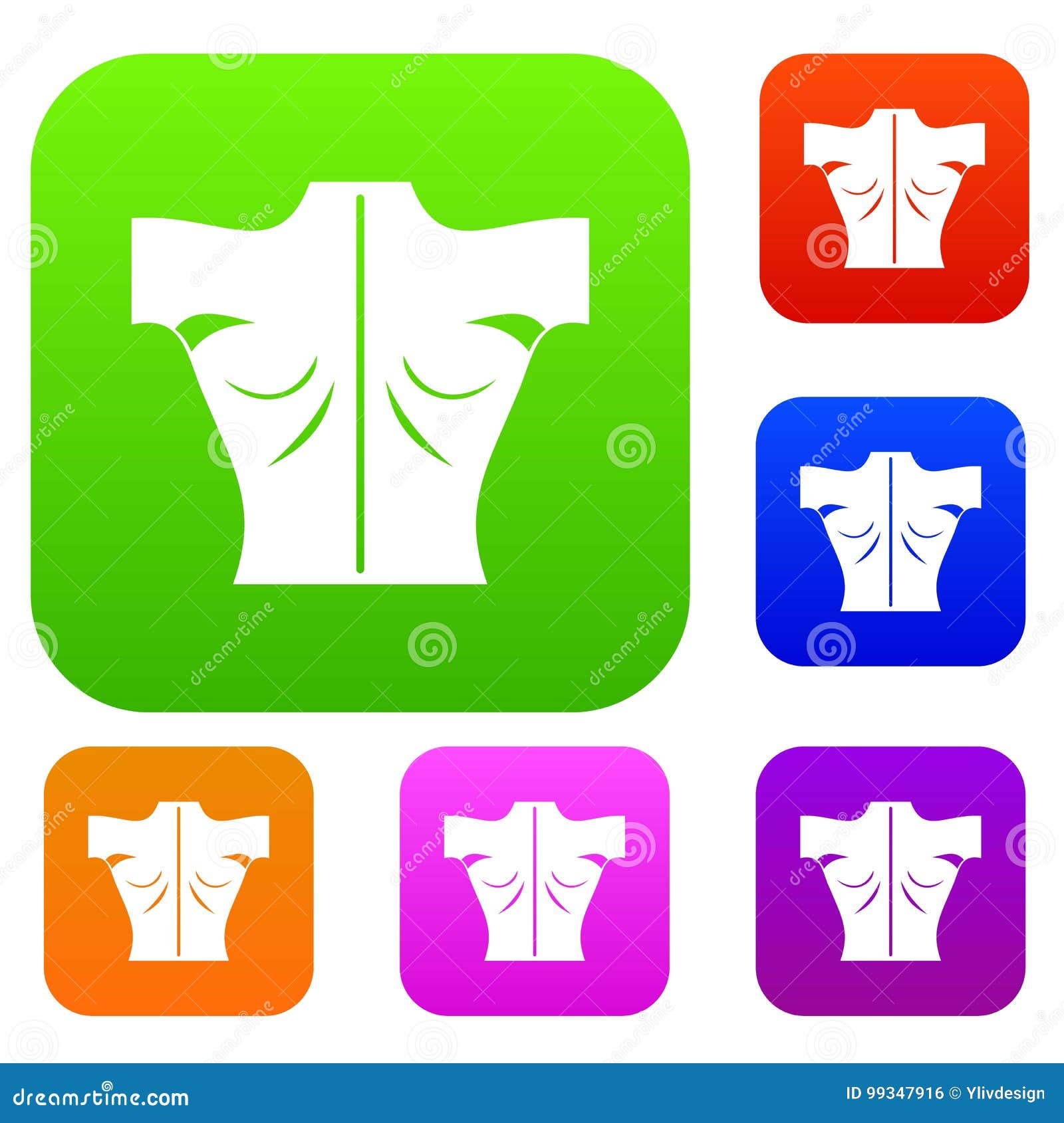 Human back set collection stock vector. Illustration of body - 99347916