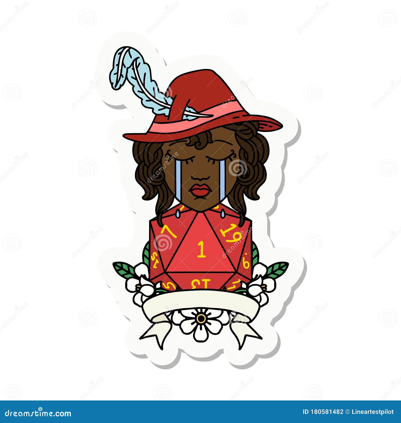 Human Bard Character Illustration | CartoonDealer.com #180546142