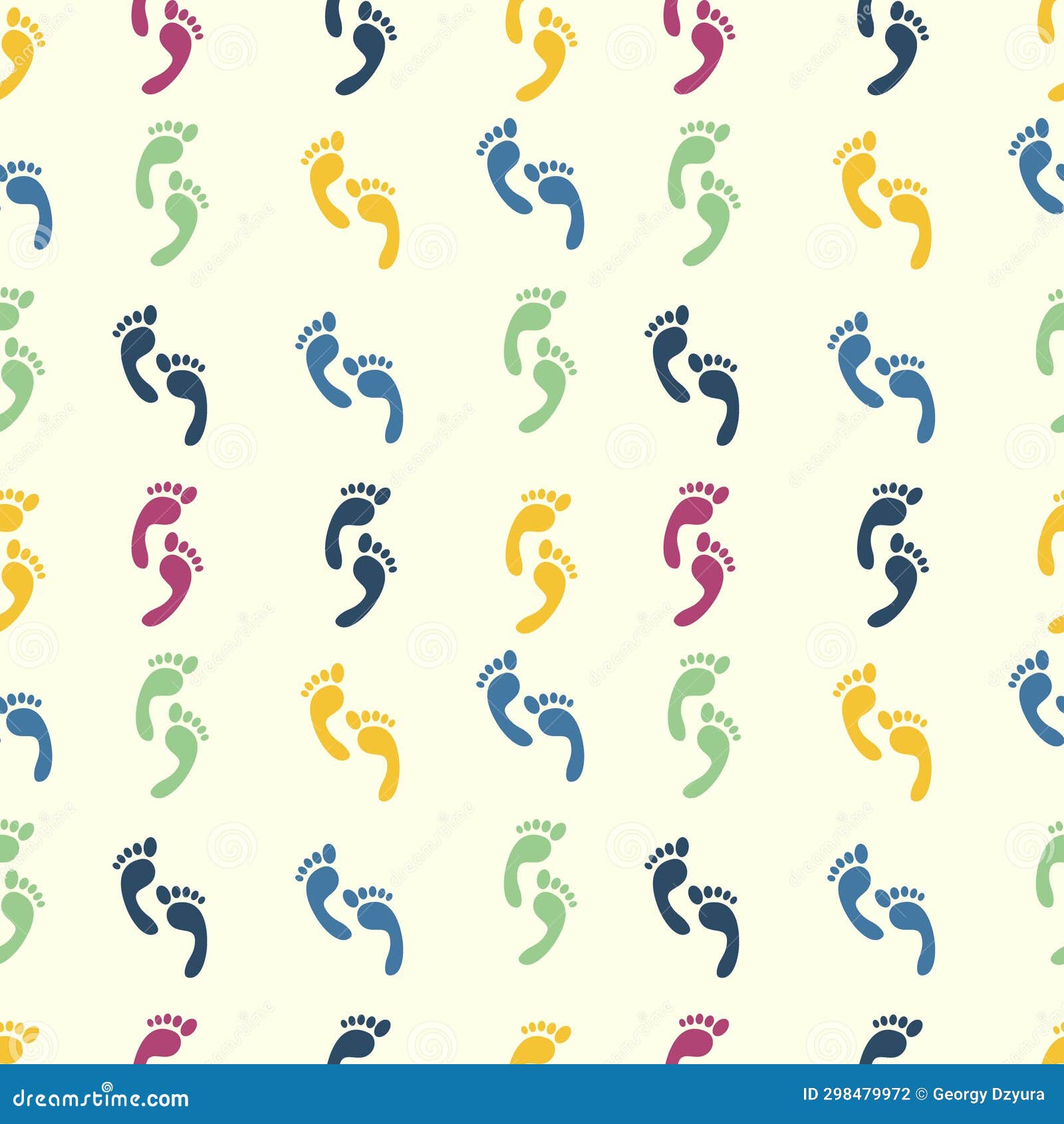 Pair Footprints Human Shoes Silhouette. Shoe Soles Print. Vector ...