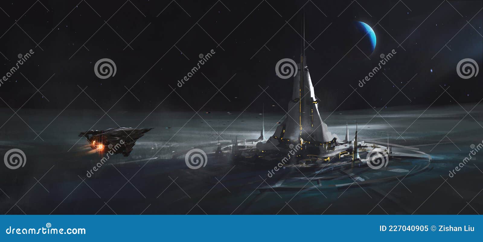 Human Base On Alien, 3D Illustration | CartoonDealer.com #226517227