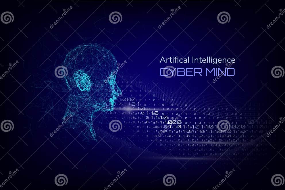 Human Big Data Visualization. Futuristic Artificial Intelligence ...