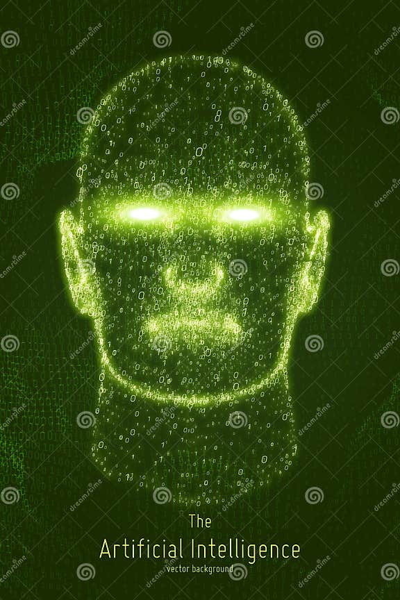 Human Big Data Visualization. Futuristic Artificial Intelligence ...