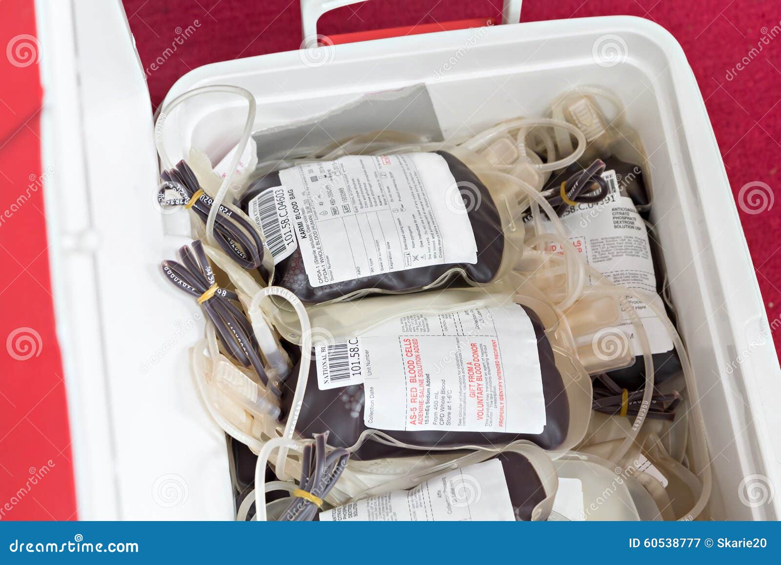 Human blood bag editorial photography. Image of technology - 60538777
