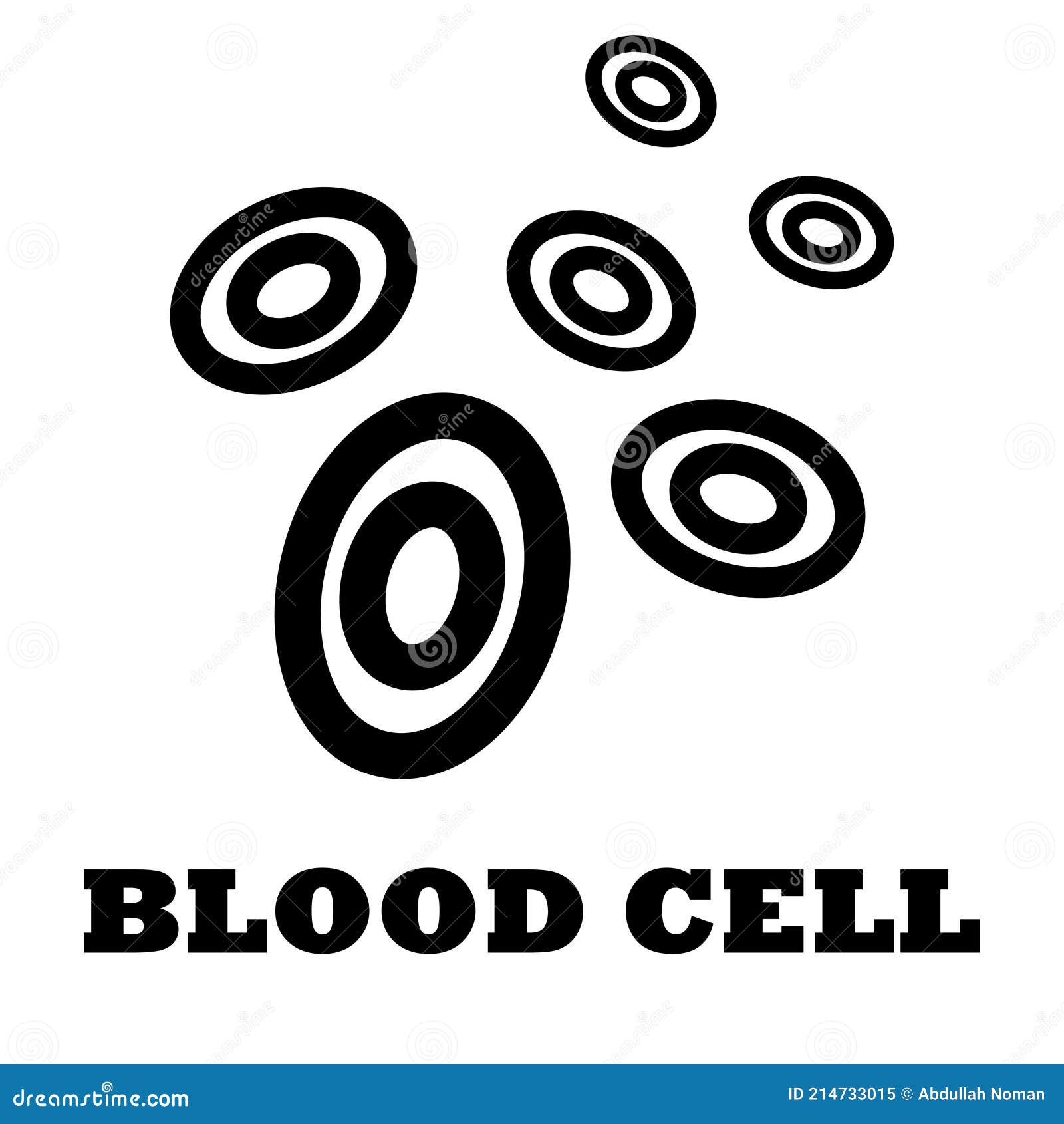 Human Blood Cell Icon Design Stock Vector - Illustration of health ...