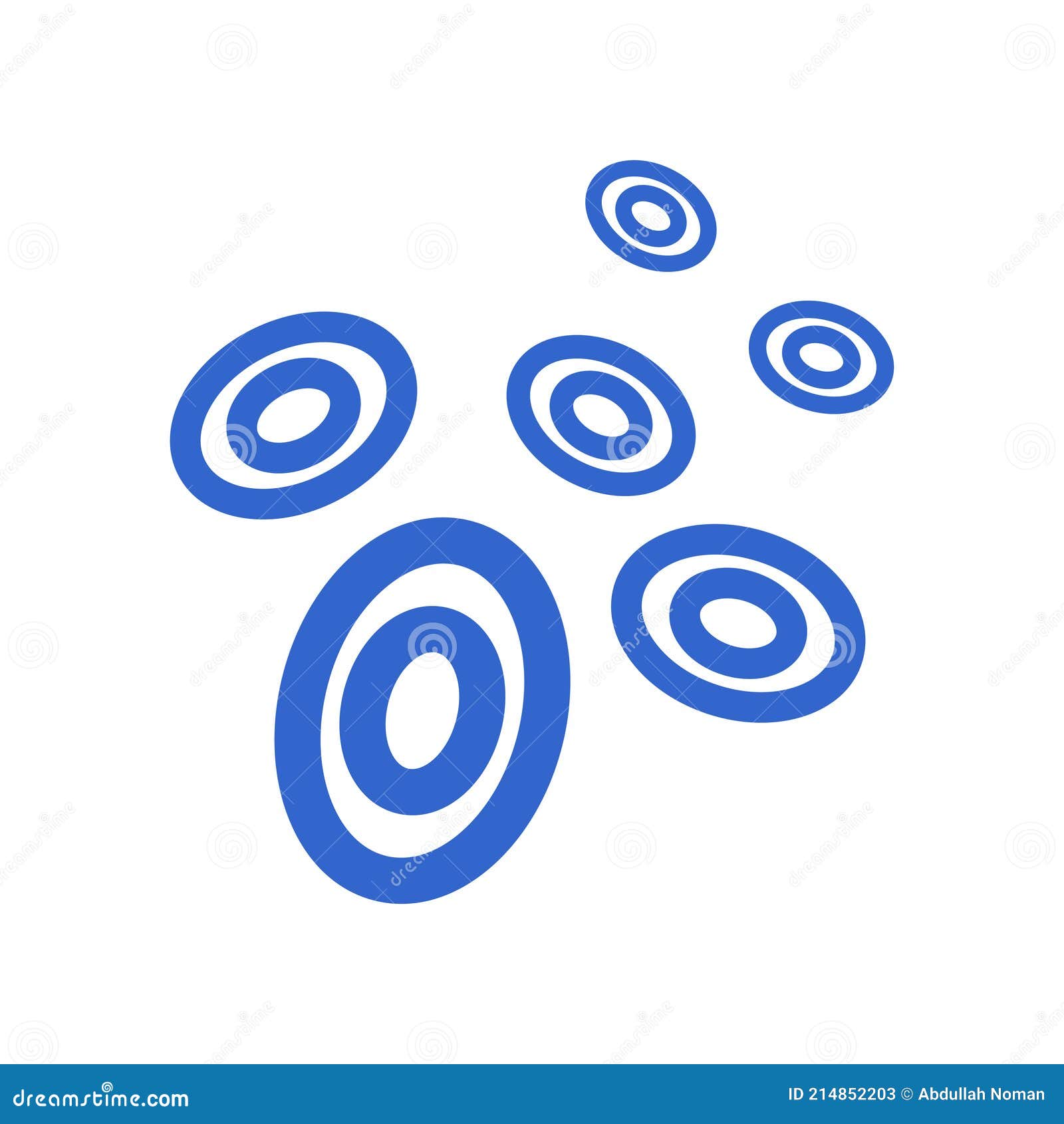 Human Blood Cell Icon Design Stock Vector - Illustration of intestine ...