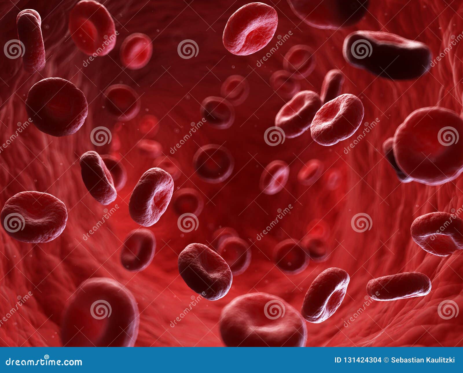 A human blood cells stock illustration. Illustration of science - 131424304