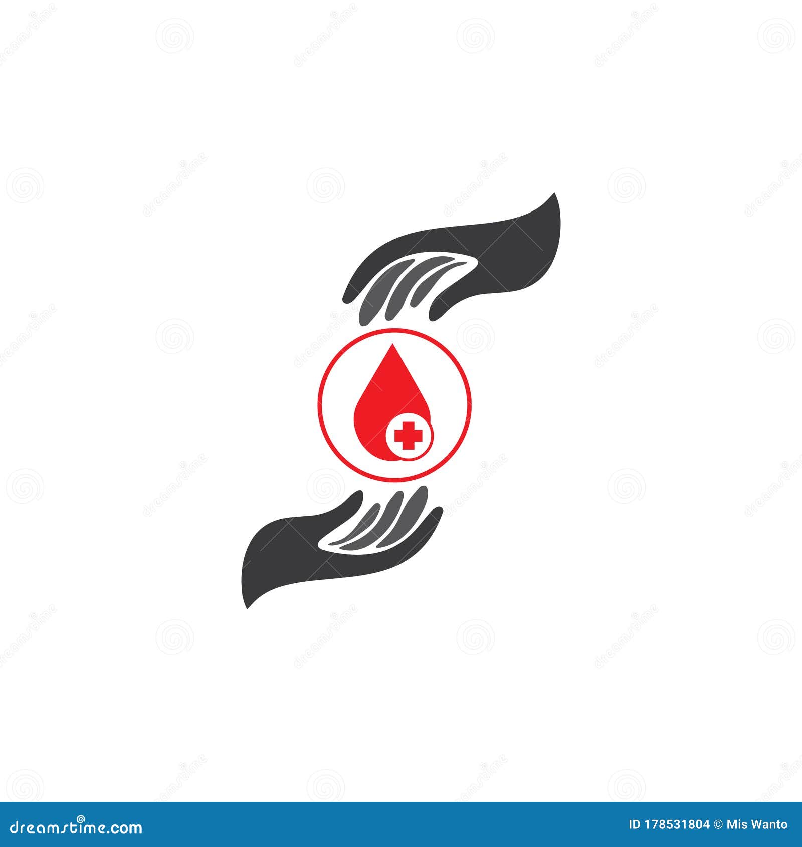 Human Blood Logo Template Vector Icon Illustration Design Editorial ...