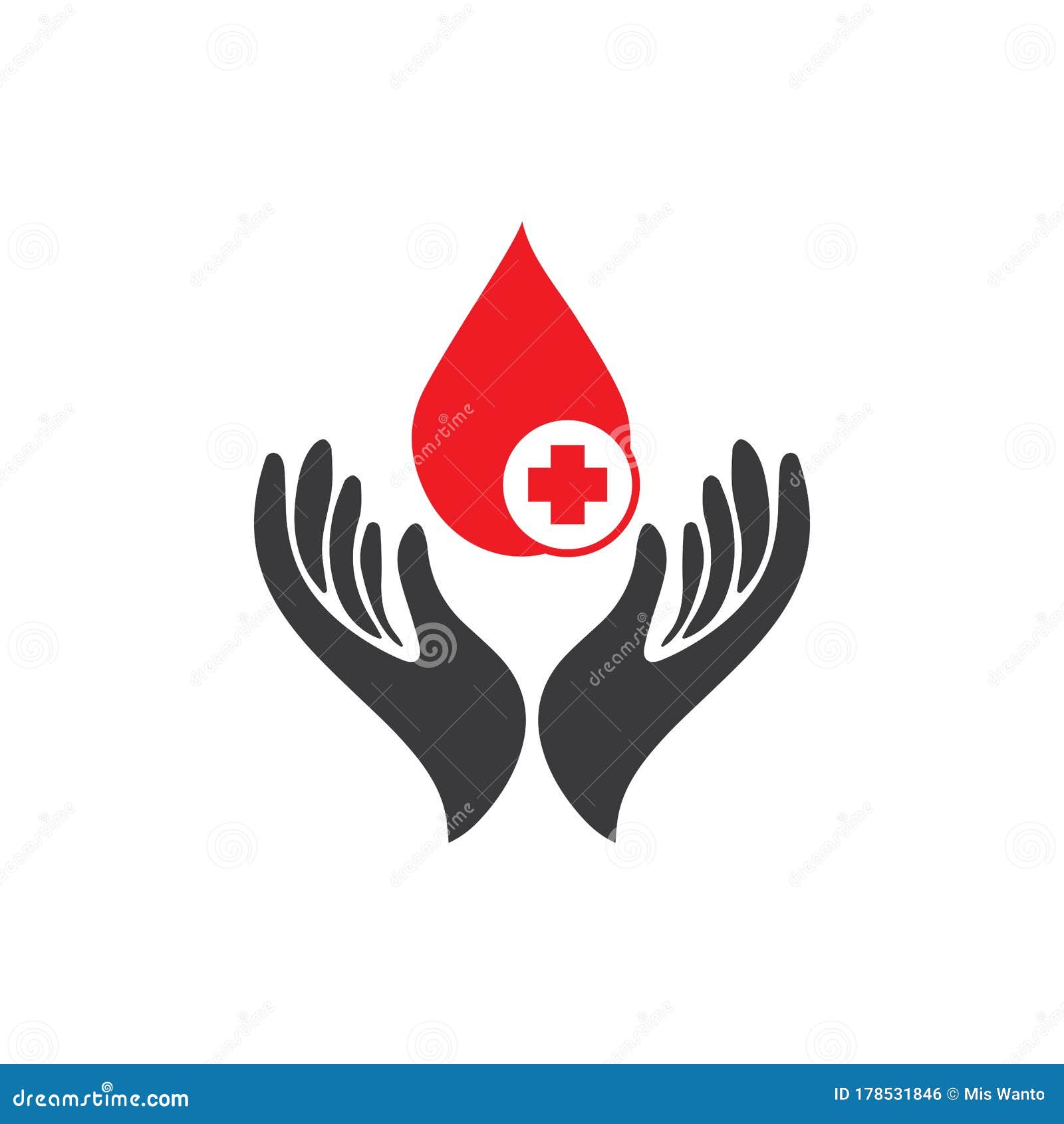 Human Blood Logo Template Vector Icon Illustration Design Editorial ...