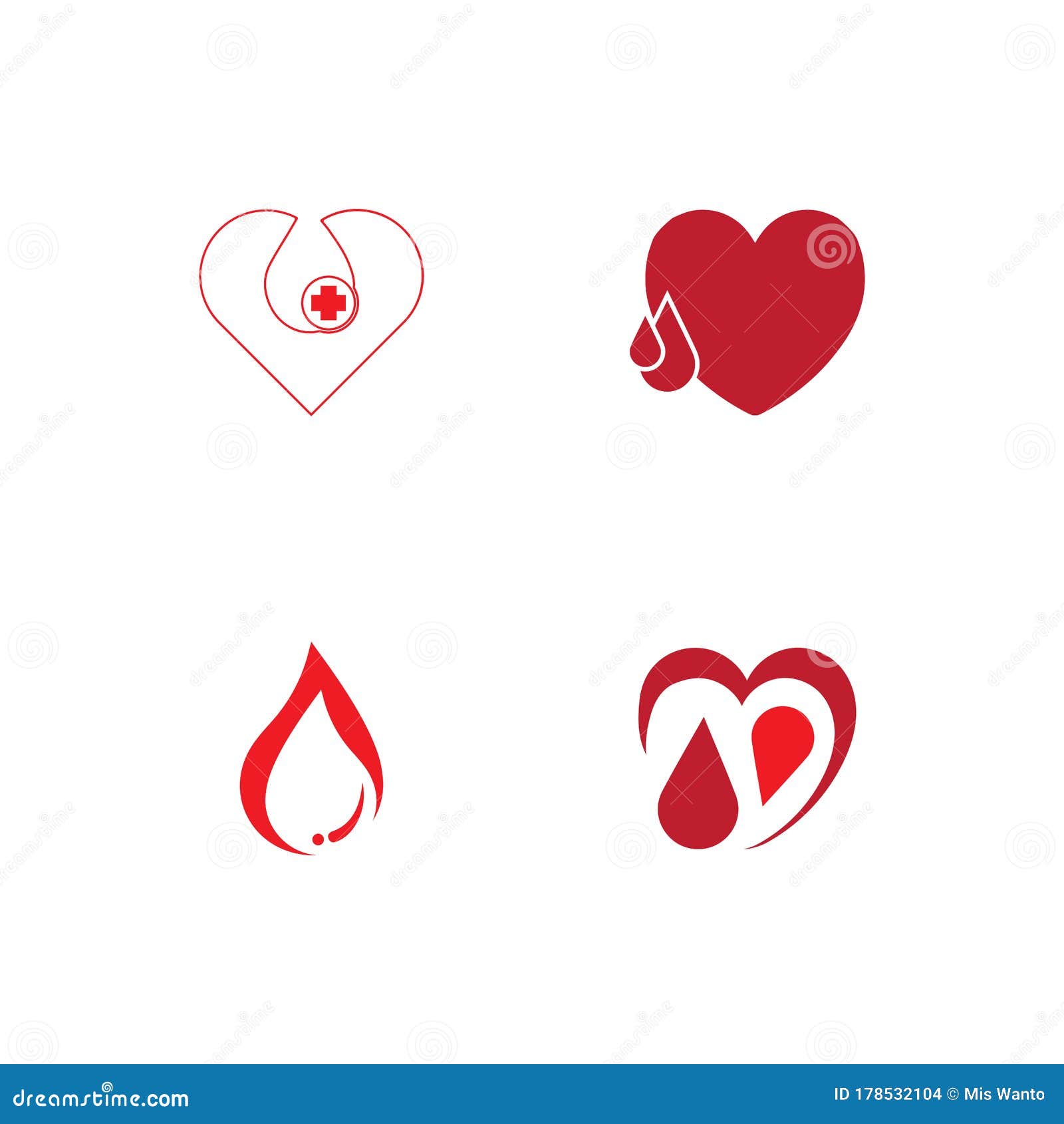 Human Blood Logo Template Vector Icon Illustration Design Stock Vector ...