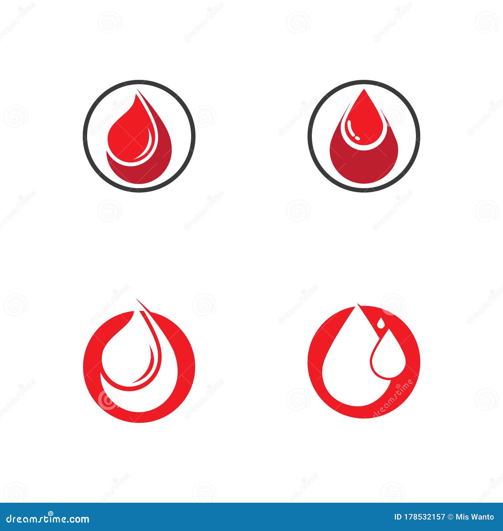 Human Blood Logo Template Vector Icon Illustration Design Stock ...
