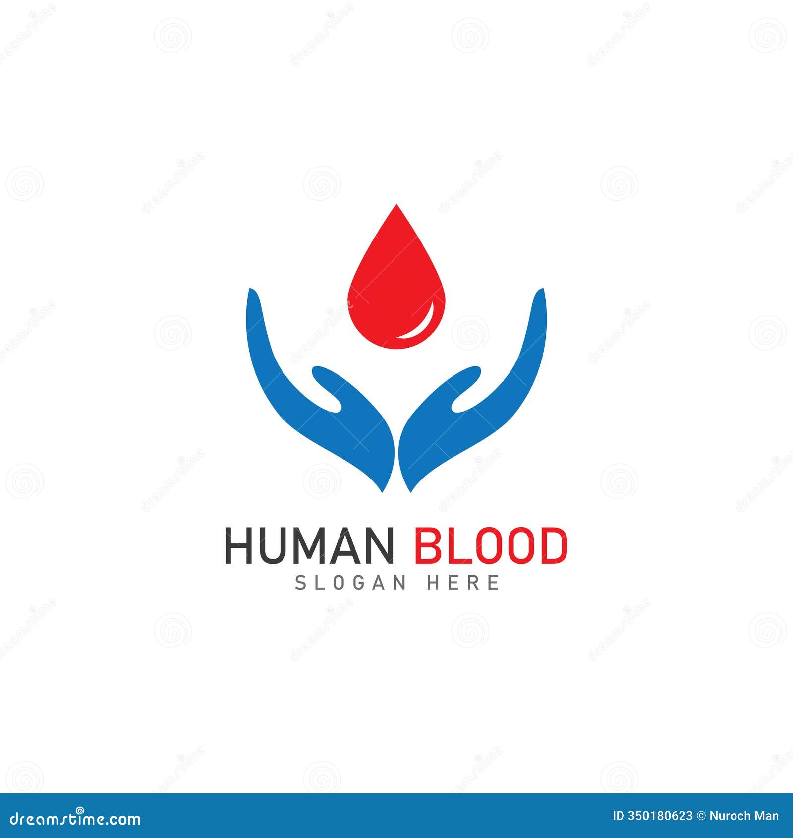 Human Blood Logo Template Vector Icon Illustration Design Stock ...