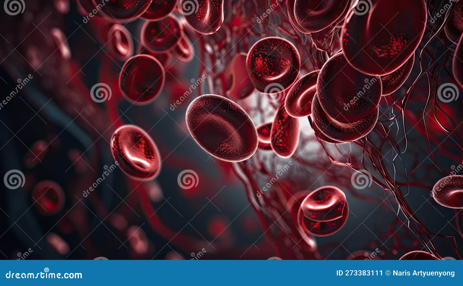 Human Blood System Illustration by Generative AI Stock Illustration ...
