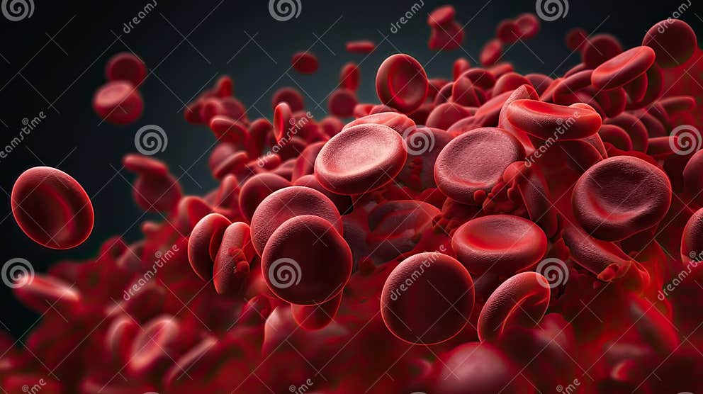 Human Blood System Illustration by Generative AI Stock Illustration - Illustration of ...