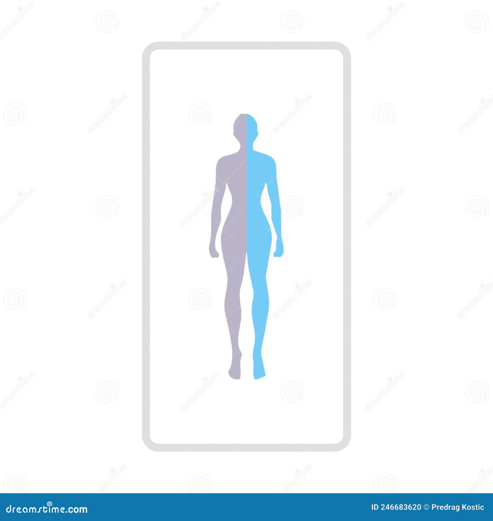 Human body icon stock illustration. Illustration of document - 246683620