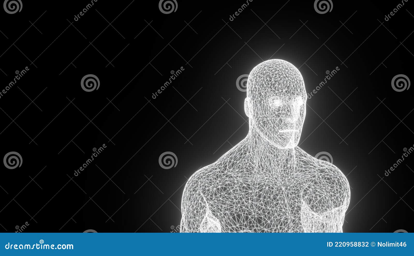 The Human Body is Modeled of Lines Stock Footage - Video of modeling ...