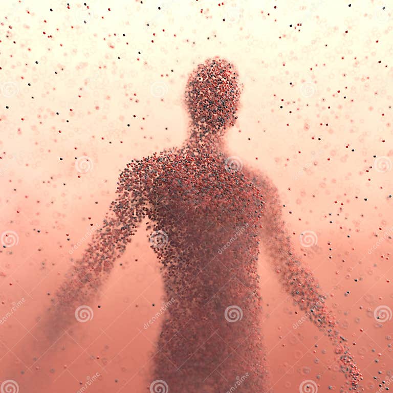 Human Body Molecular Structure Stock Photo - Image of particle, proton ...