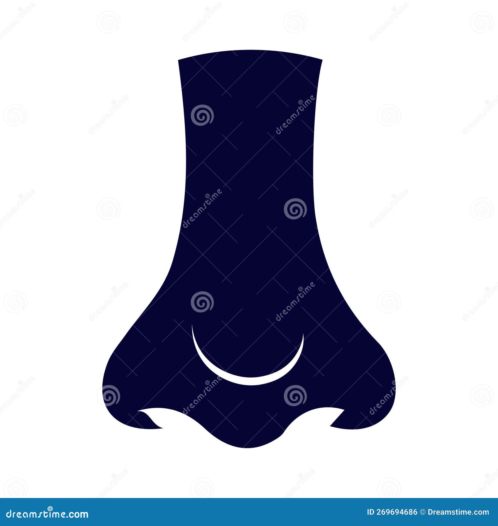 Human Body Parts, Nose, Human Nose Icon Stock Vector - Illustration of ...