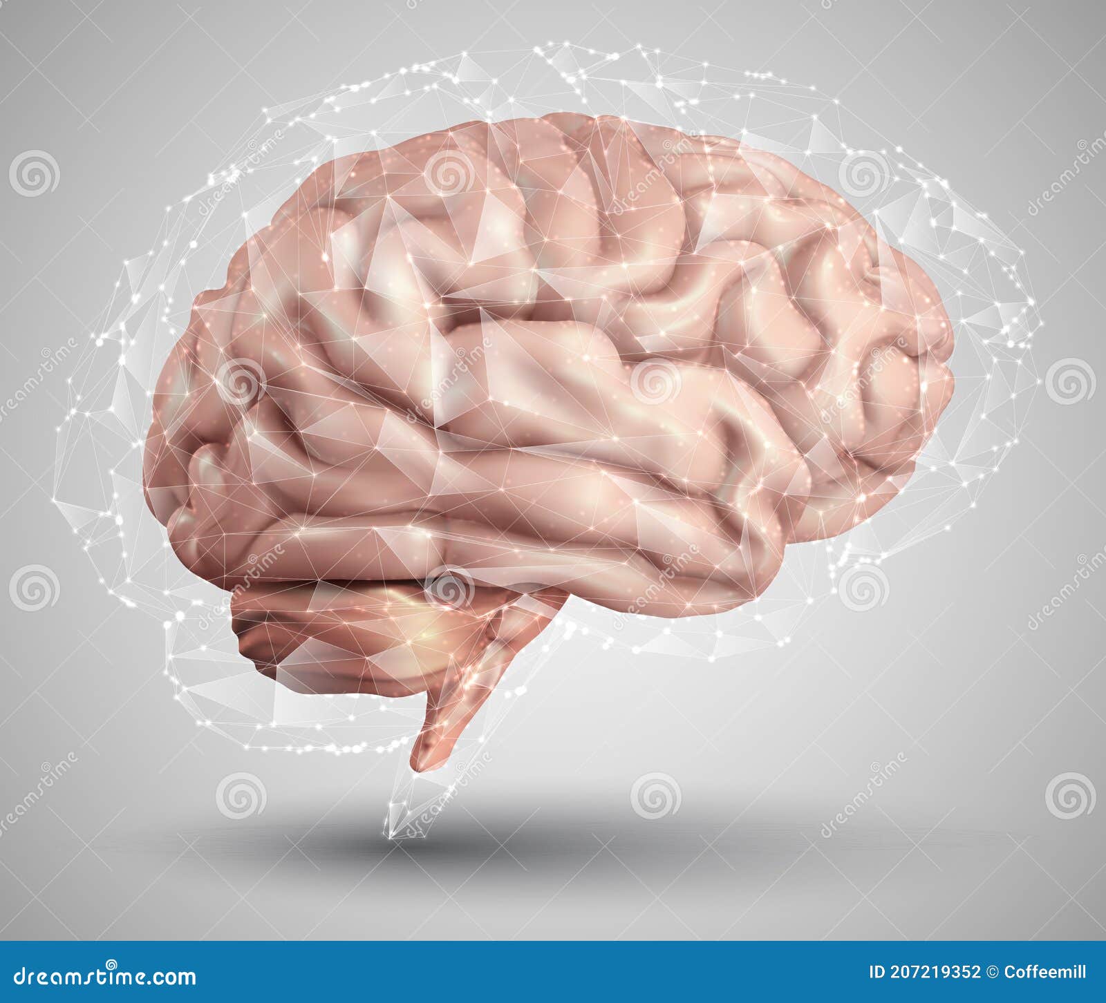 A Fmri Scan Of A Brain During Rest. Generative AI Royalty-Free Stock ...