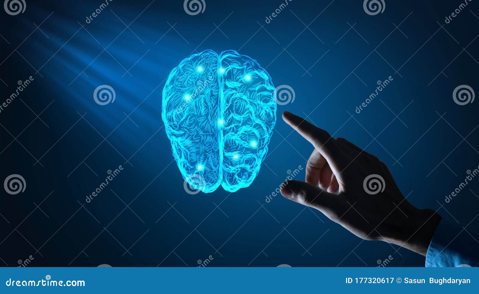 Brain Activity Scan Stock Photo | CartoonDealer.com #127253910