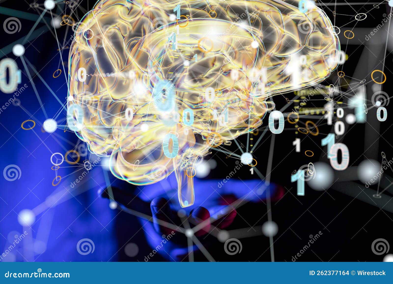 Human Brain As a Mind, Power, and Energy Concept Stock Photo - Image of ...