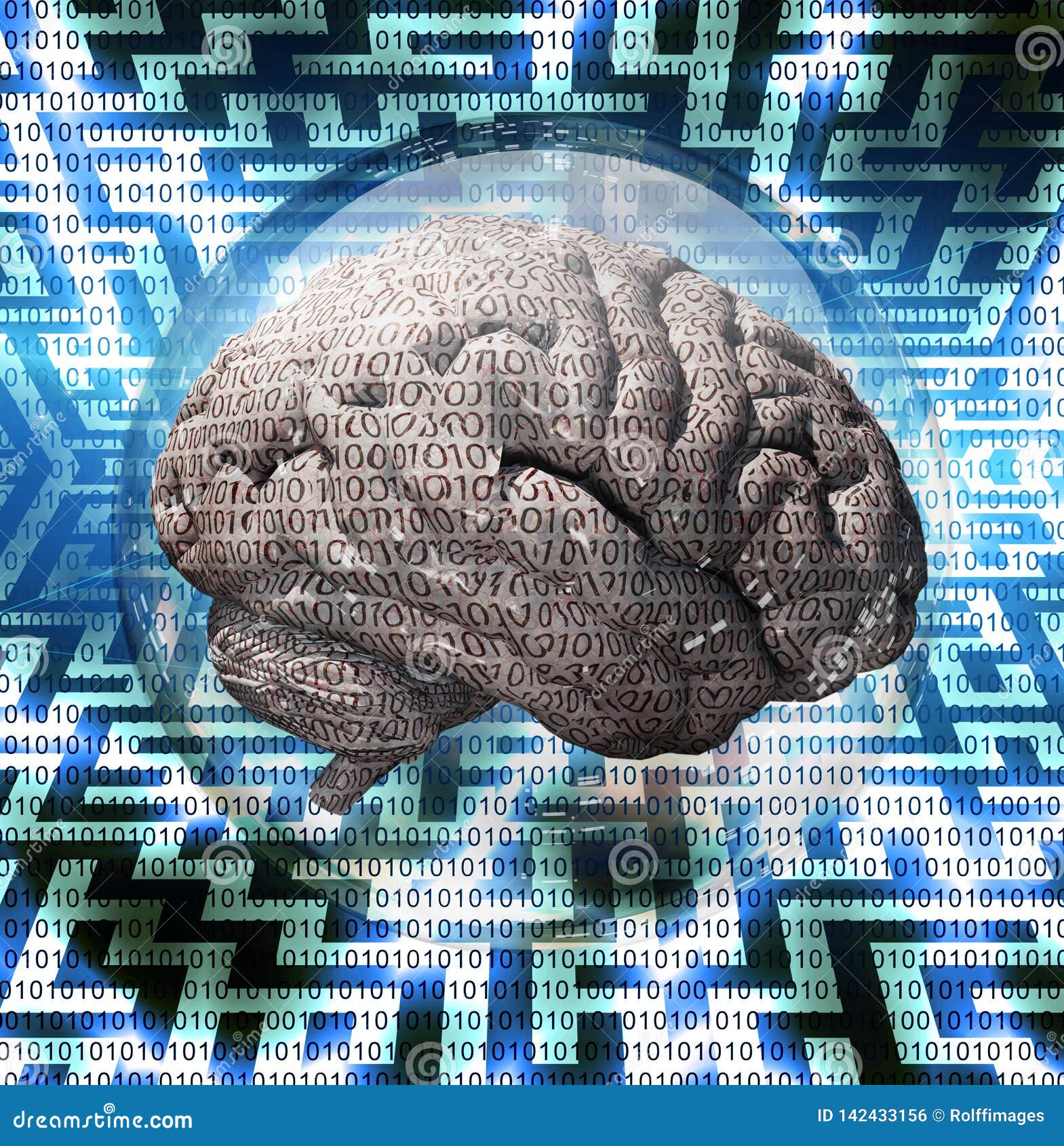 Cerebral Maze Or Labyrinth Representing The Human Brain Abstract 3D ...