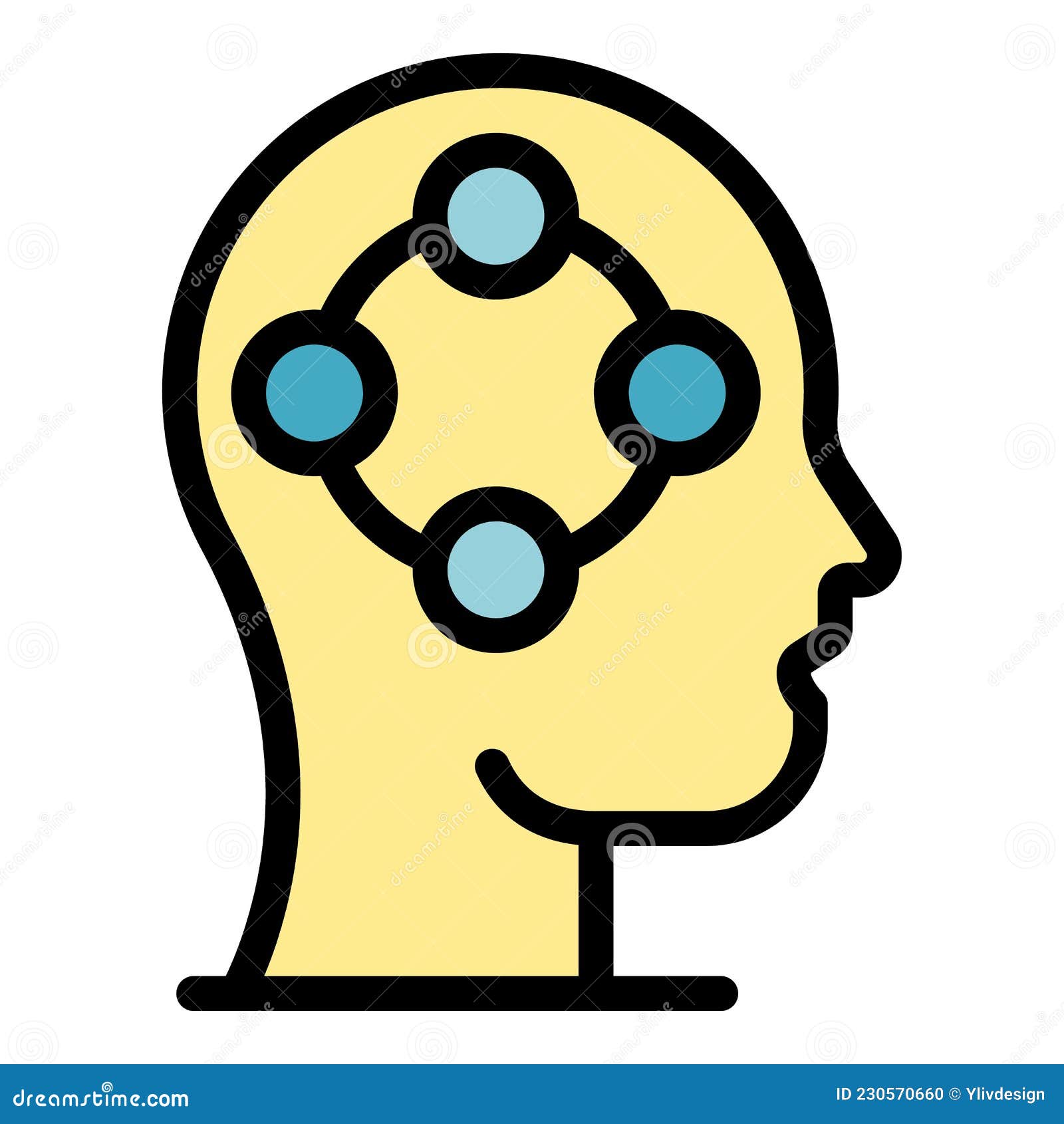 Human Brain Changes Icon Color Outline Vector Stock Vector ...