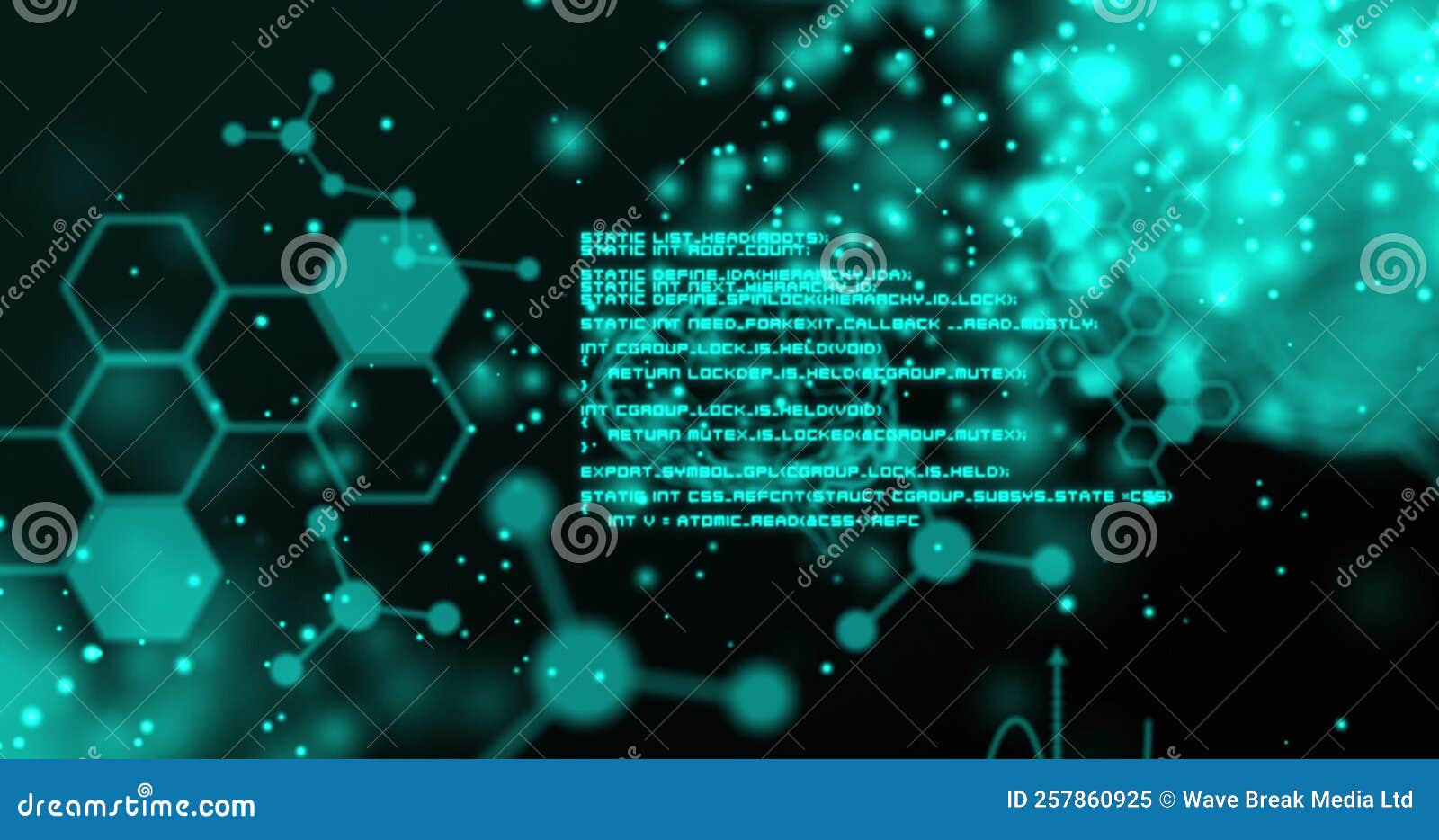 Human Brain, Chemical Structures And Data Processing Against Black ...