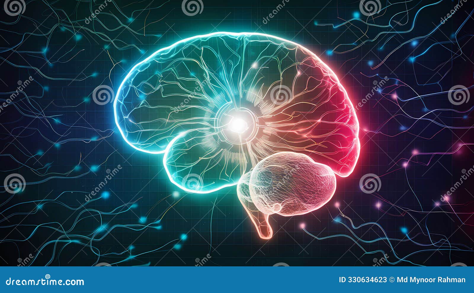 The Human Brain is a Complex and Fascinating Organ Stock Illustration ...