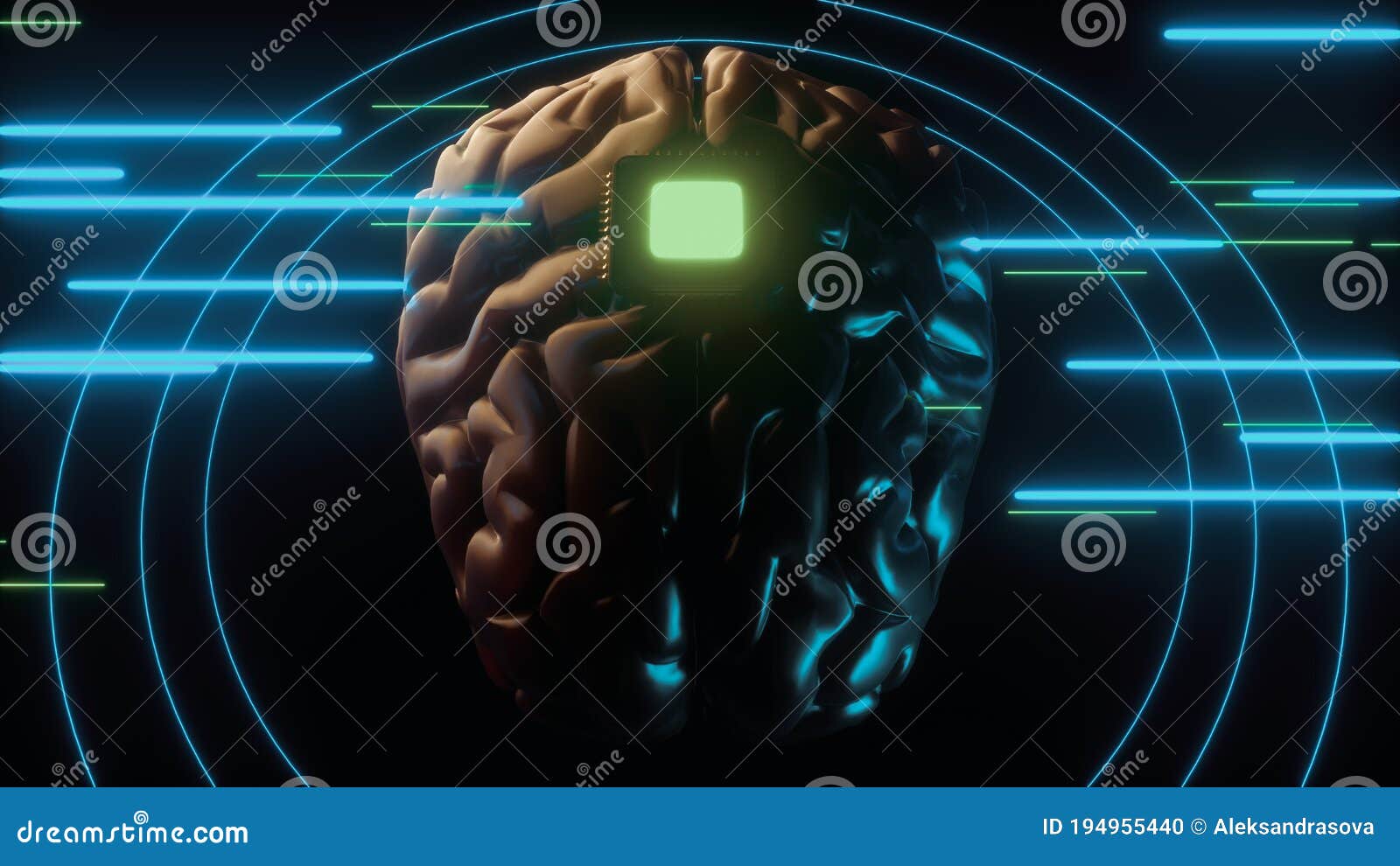 Neuro-Machine Interface Connecting Human Brain And Robotic Arm Royalty ...