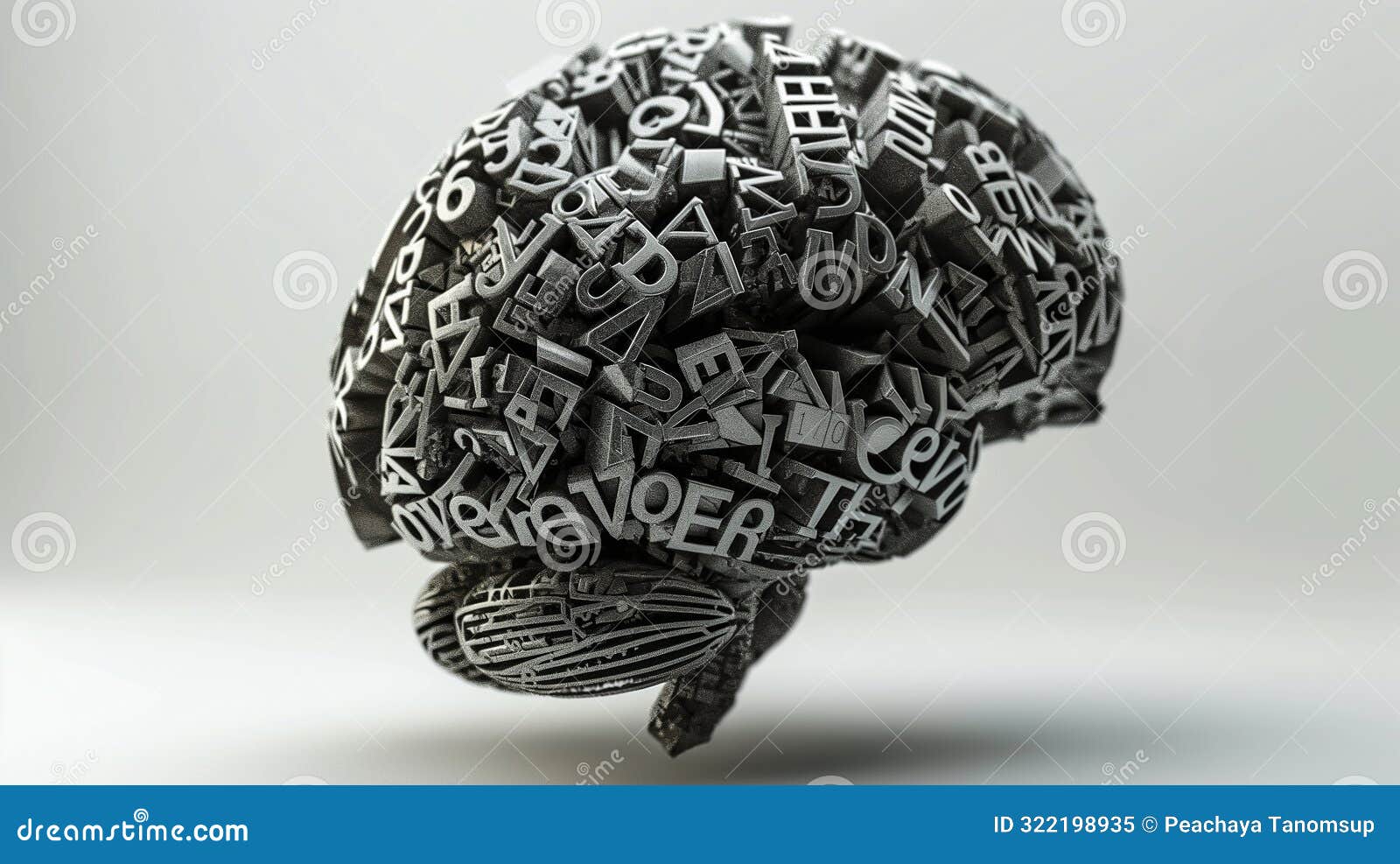 A Human Brain Constructed Entirely from Letters of the Alphabet and ...