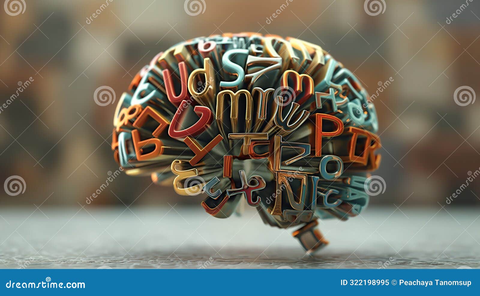 A Human Brain Constructed Entirely from Letters of the Alphabet and ...