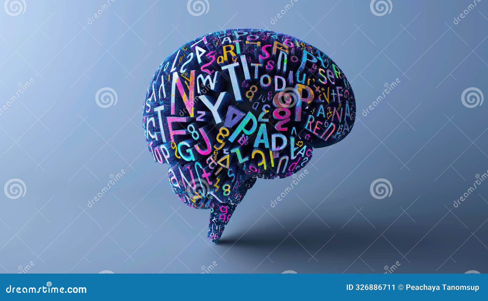 A Human Brain Constructed Entirely from Letters of the Alphabet and ...