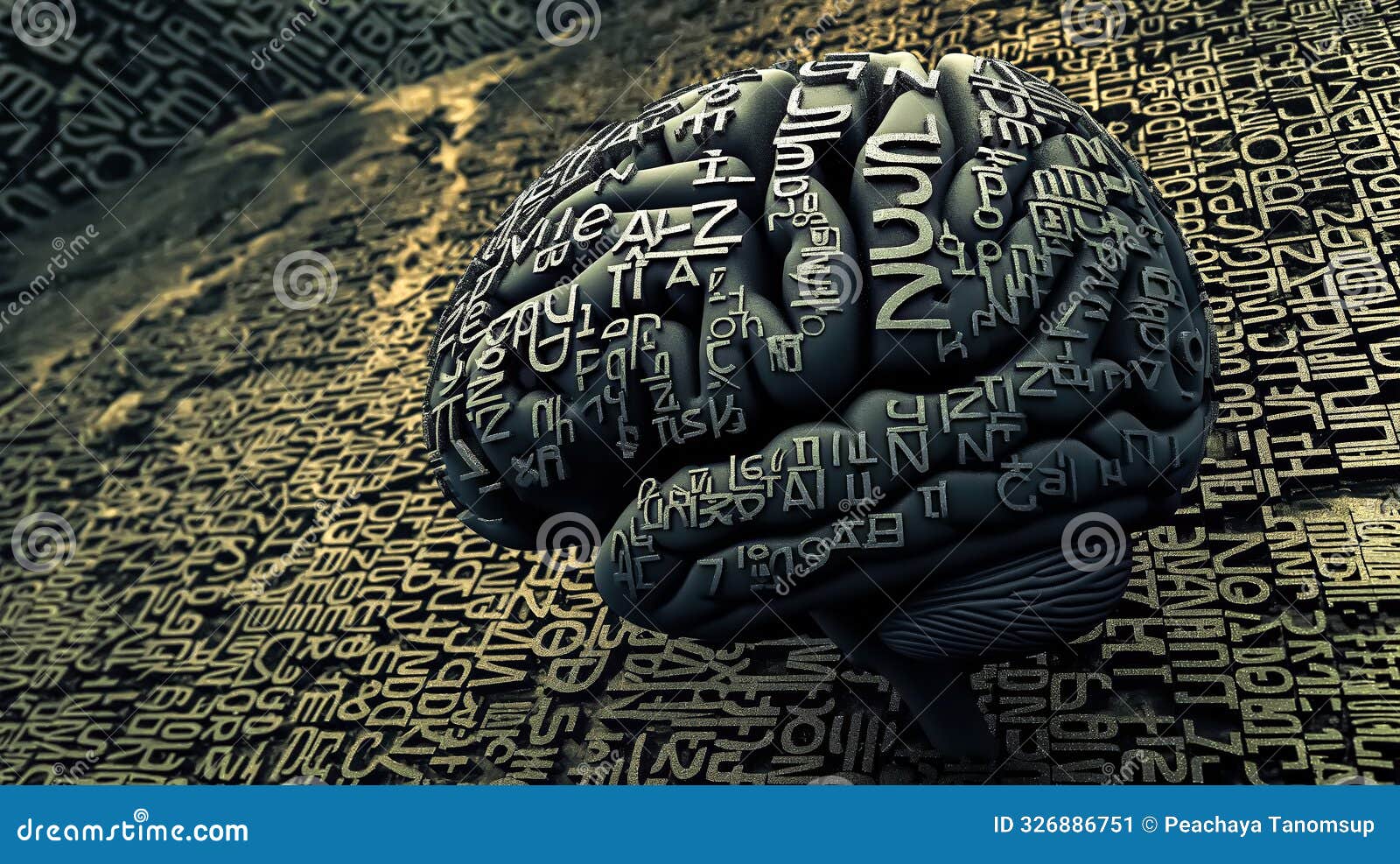 A Human Brain Constructed Entirely from Letters of the Alphabet and ...